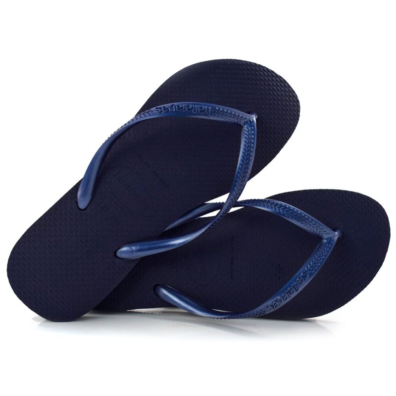 Chinelo Feminino Havaianas Slim Azul 4000030 AD - Vizzent